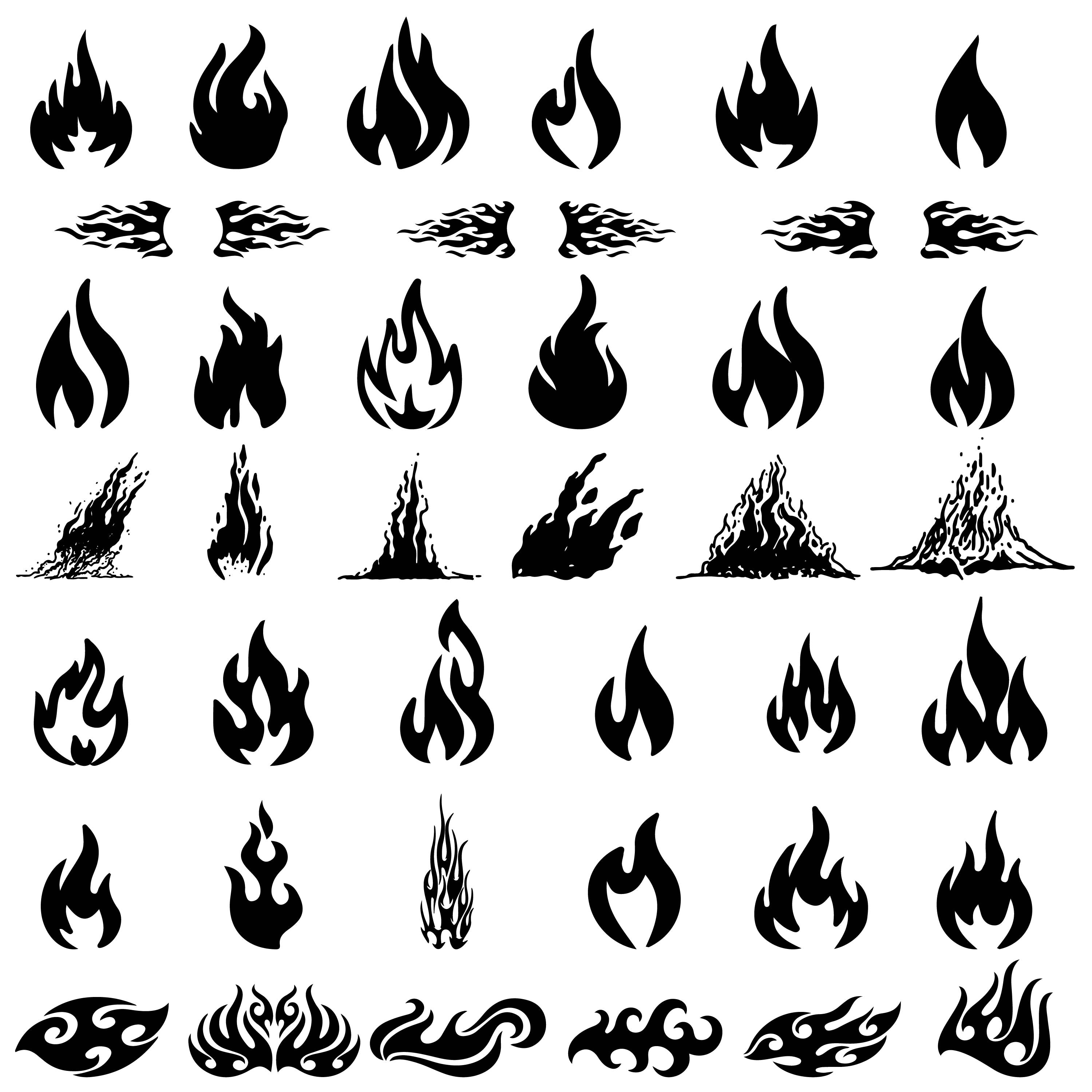 Flame Vector Kit 3 – SquareOne Creatives